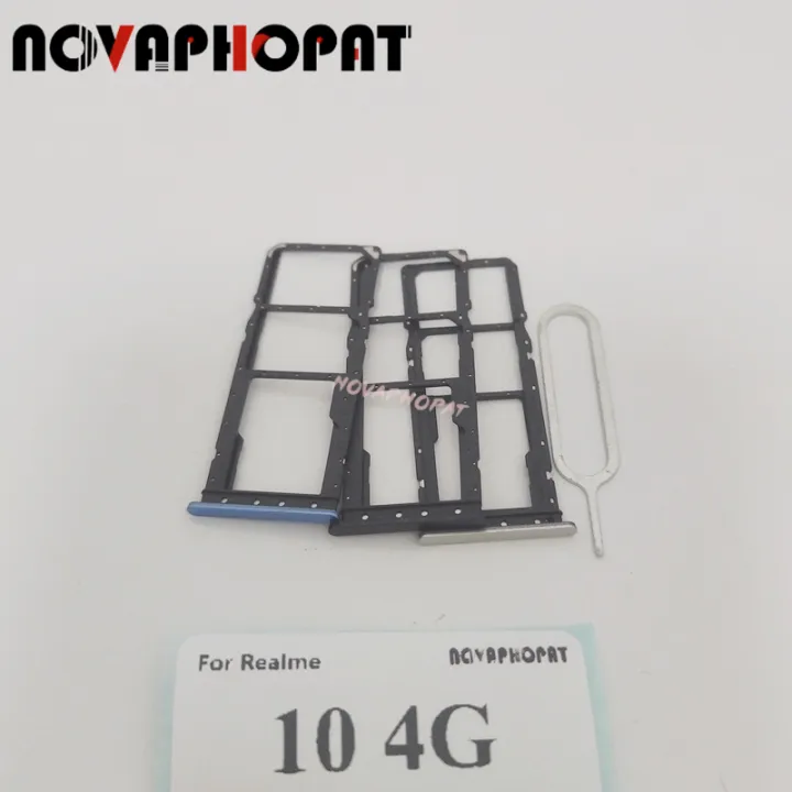 Novaphopat Brand New SIM Card Tray For Realme 10 4G RMX3630 Dual Sim ...