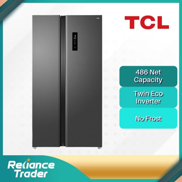 TCL Side-by-side 2-Door Refrigerator TRF-520WEXPA+ / Pensonic 560L Dual ...
