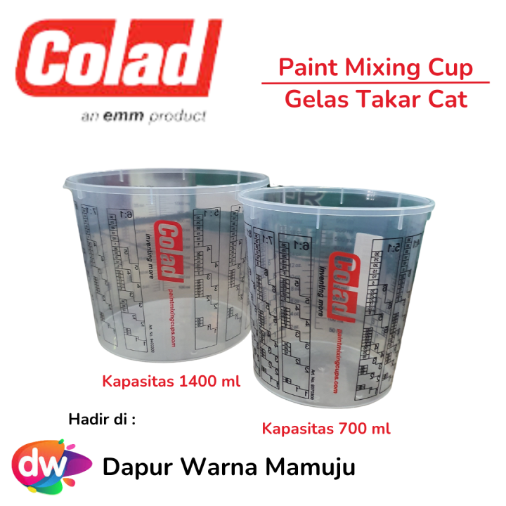 Colad Paint Mixing Cup (Gelas Takar Duco Colad) | Lazada Indonesia