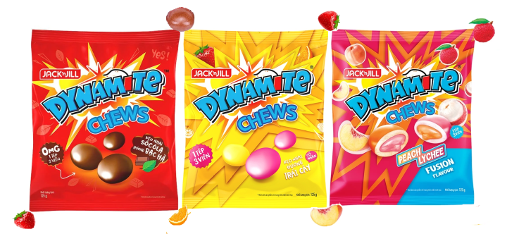 Kẹo Nhai 3 Viên Dynamite Chews Candy (Gói 112.5g) | Lazada.vn