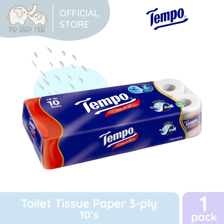 Tempo Toilet Tissue Paper 3-Ply 10s | Lazada PH