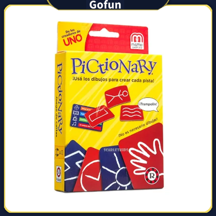 Pictionary UNO Card Board Game For Family Party Game | Lazada.co.th