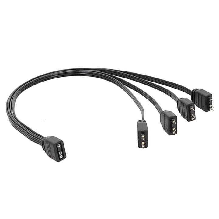 5V 3 Pin ARGB Splitter Cable 3Pin Addressable RGB Splitter Extension Connect and Extend Your ...