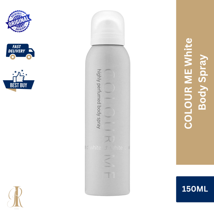[Original] Colour Me White 150ML Body Spray For Men | Lazada