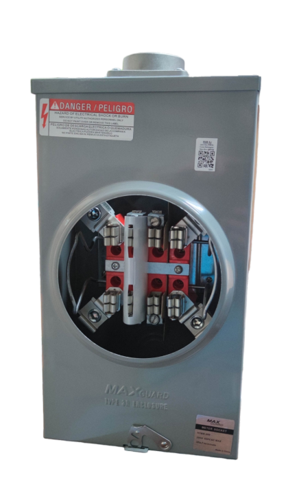 KWH Meter Base ( 8 Jaws) 1 1/2" 200A, Rectangular Meter Base | Lazada PH