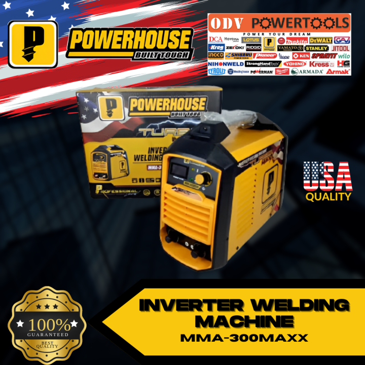 POWERHOUSE USA Inverter Type Welding Machine TURBOMAXX 300A SERIES MMA ...