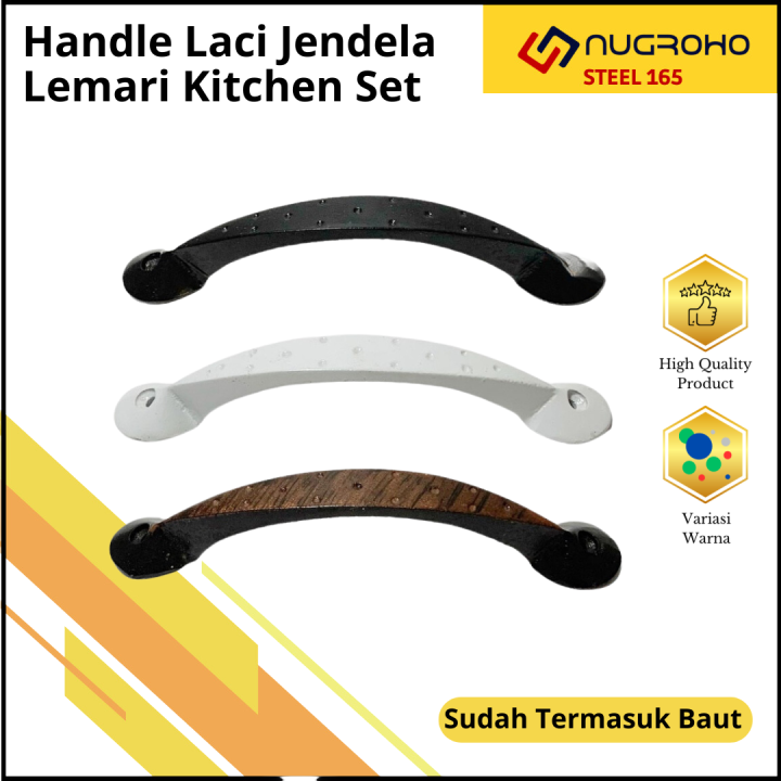 Tarikan Gagang Pegangan Handle Laci Jendela Lemari kitchen set 12 cm ...