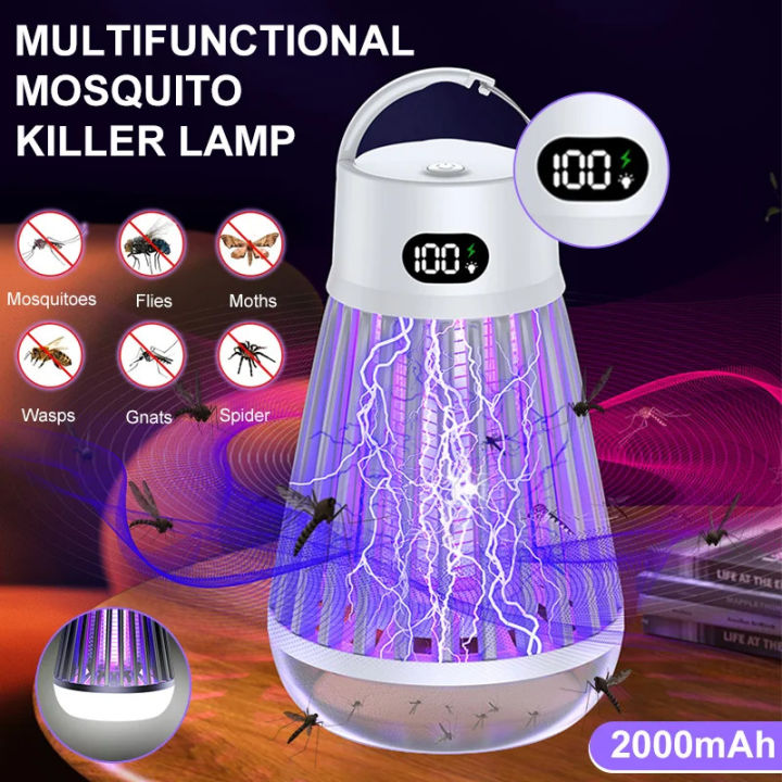 Mosquito Killer Lamp Electric Mosquito Trap Lamp Radiationless USB Insect Trap Mute Mosquito ...