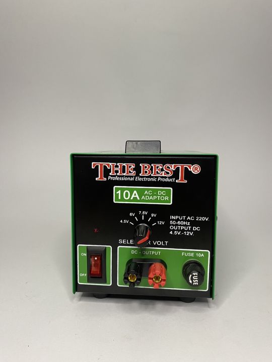 ADAPTOR AC-DC 5A input AC 220V 50-60Hz output DC 4.5V-12V (5 step ...