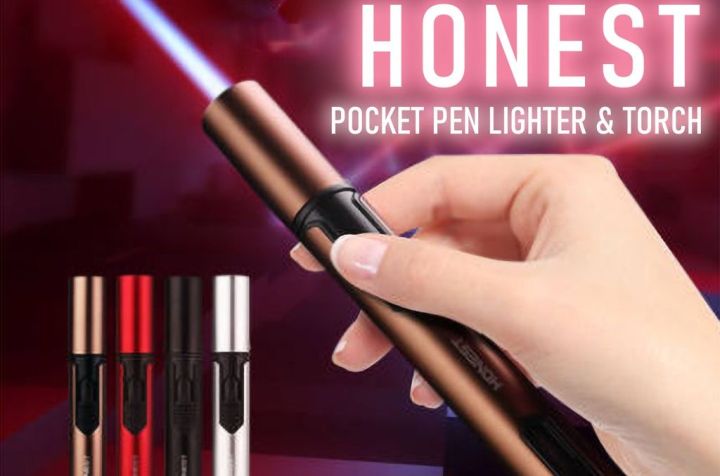 HONEST BCH 753 Pen Torch Refillable Jet Flame Lighter(READY STOCK) | Lazada
