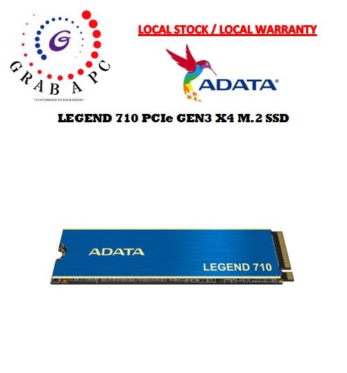 ADATA LEGEND 710 PCIe GEN3 X4 M.2 SSD ( 512GB / 1TB ) | Lazada Singapore