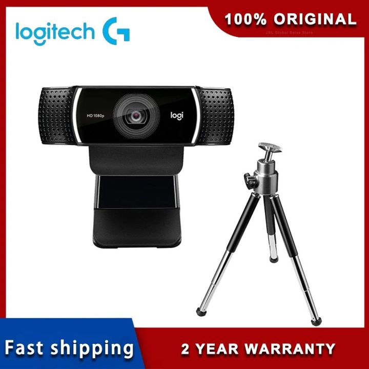 Original Logitech C922 Pro Stream Webcam 1080P Camera for HD Video ...