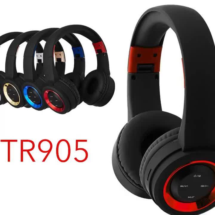 TR905 Jenis Topi Alat Dengar Bluetooth FM Alat Dengar Tanpa Wayar ...
