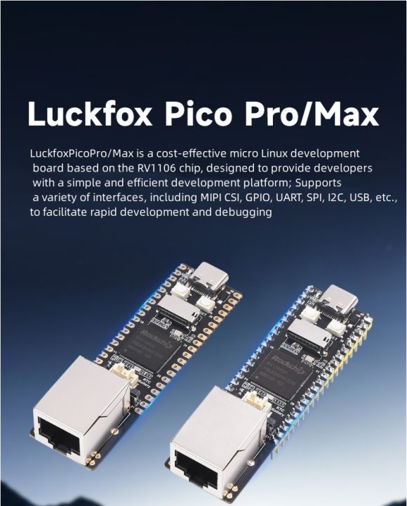 RV1106 Luckfox Pico Pro/Max Micro Linux development board RISC-V A7 kernel | Lazada PH