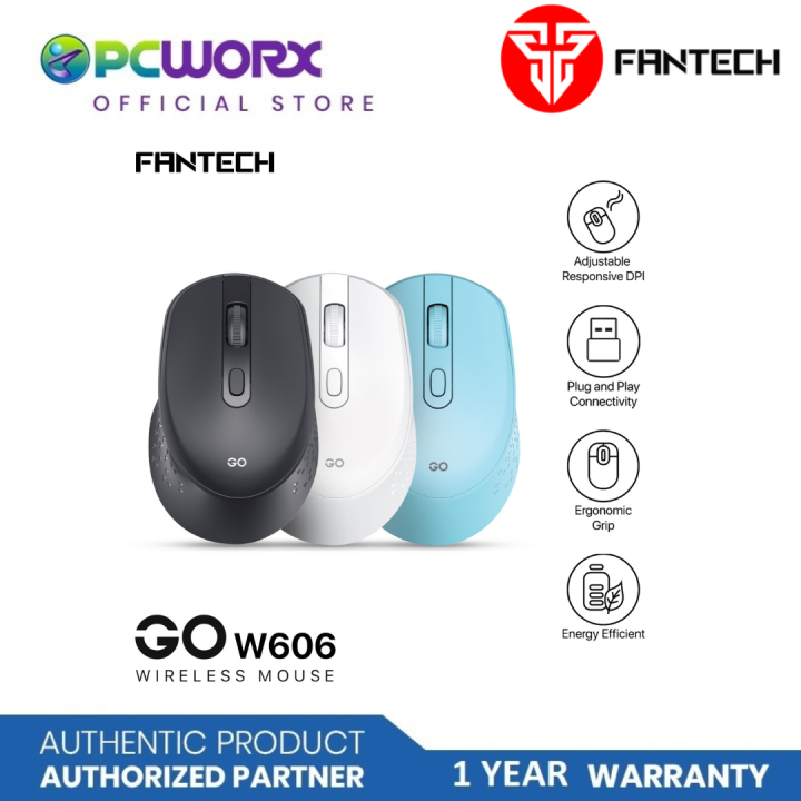 Fantech GO W606 Wireless Mouse | Wireless Mouse | Fantech Mouse | Mouse for Laptop | Lazada PH