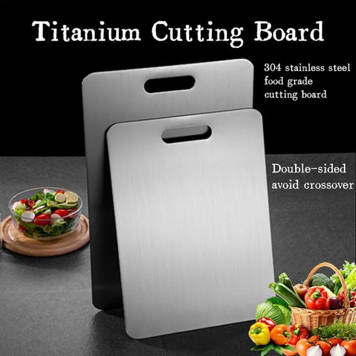 BBTitanium Cutting Board Double-Sided Titanium Kitchen Chopping Board ...