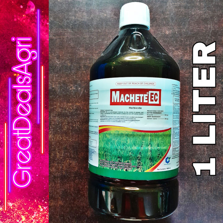 MACHETE EC (1 LITER) BUTACHLOR HERBICIDE FOR RICE BY SINOCHEM | Lazada PH