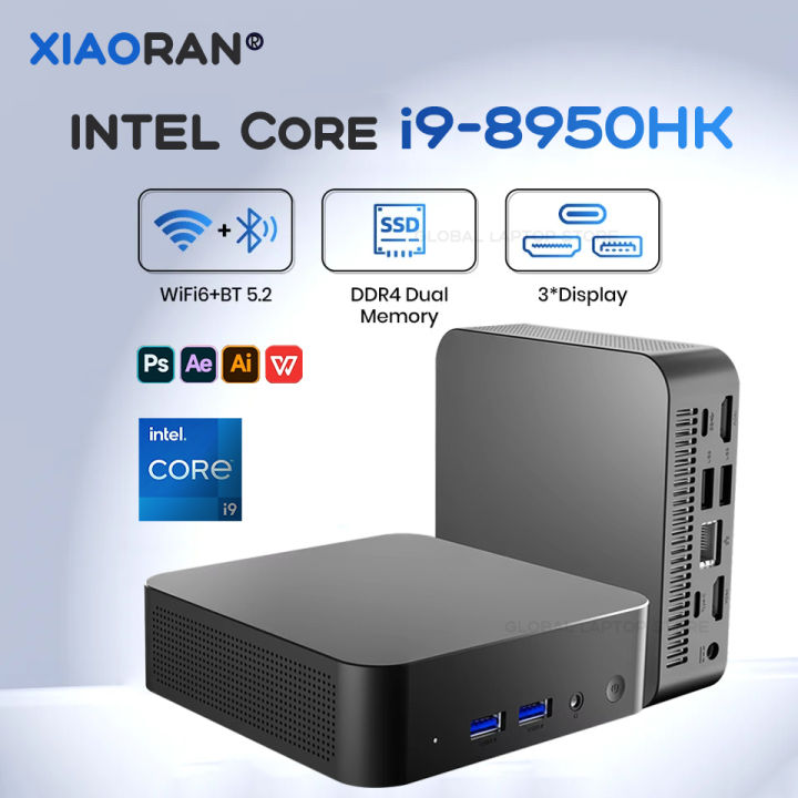 Intel Core i9 8950HK Windows 11 Small Pocket Computer 16GB RAM 1TB SSD ...