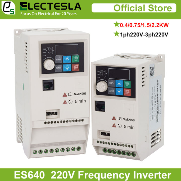 VFD 220V 0.4/0.75/1.5/2.2KWKW 3-phase 220V Three phase Motor Speed ...