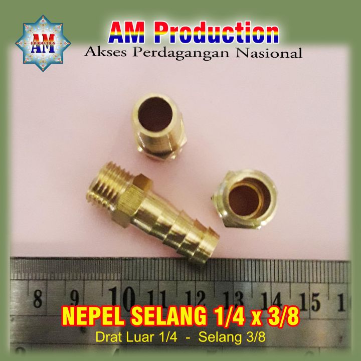 Nepel Selang 1/4x3/8 Sambungan Mesin ke Selang | Lazada Indonesia