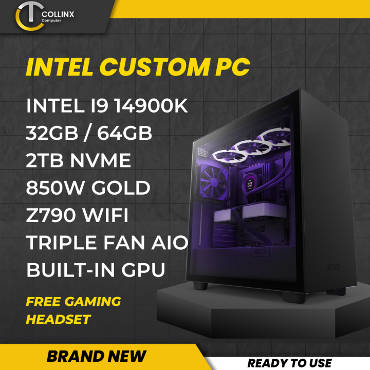 [ PC BUILD PACKAGE - PLATINUM ] Intel Core I9 14900K 14th Gen CPU ...