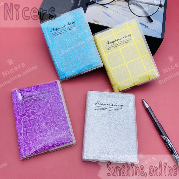 Mini Notebook Small Pocket Journal Glitter Notepad Memo Book | Lazada PH