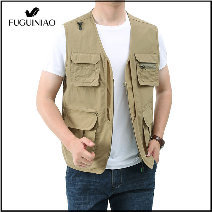 Fuguiniao Unloading Tactical Vest Coat Fashion Men's Fuguiniao Summer ... Fuguiniao Unloading Tactical Vest Coat Fashion Men's Fuguiniao Summer ...
