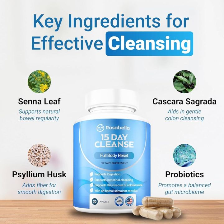 15Day CLEANSE CAPSULES full body reset Clean capsules | Lazada Singapore
