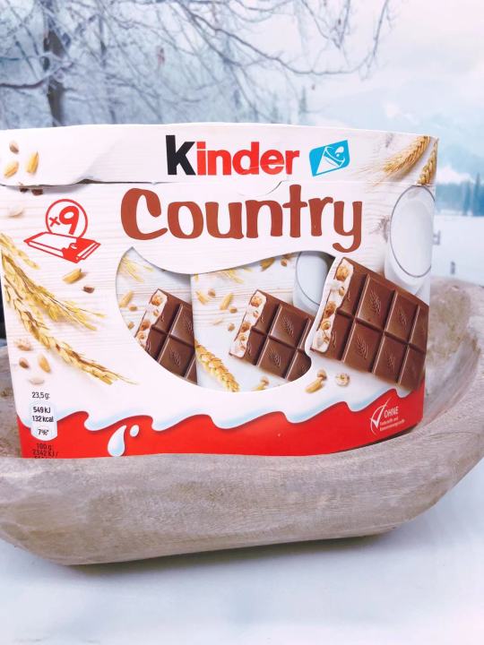 Kinder Country Chocolates211G milk cereal crispy chocolate sandwich ...