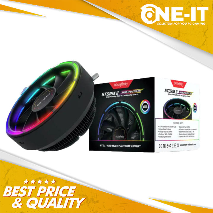 CPU Cooler INFINITY STORM II AUTO RGB | Lazada Indonesia