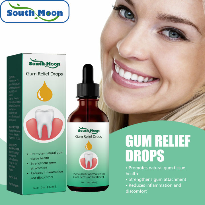 South Moon Gingival Repair Drops Gum Relieving Periodontal Blistering ...