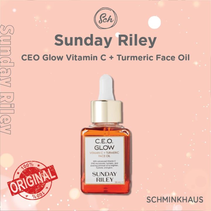 SUNDAY RILEY CEO / C.E.O Glow Vitamin C + Turmeric Face Oil | Lazada ...