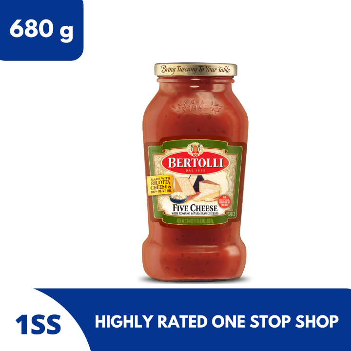 Bertolli Five Cheese With Romano & Parmesan Cheese, 680g | Lazada PH