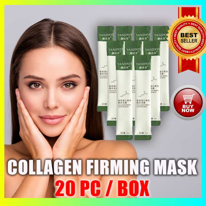 Sleeping Mask LIFUSHA Collagen Jelly Firming Mask 20pcs/box Anti-aging ...