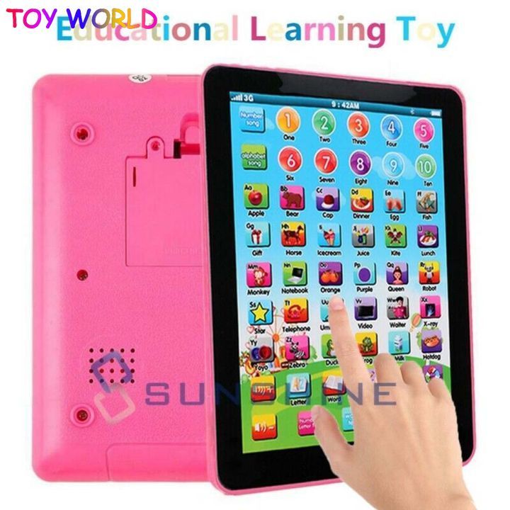 Electronic Tablet Pad Multifunctional Touch Plate Learning Alphabets ...