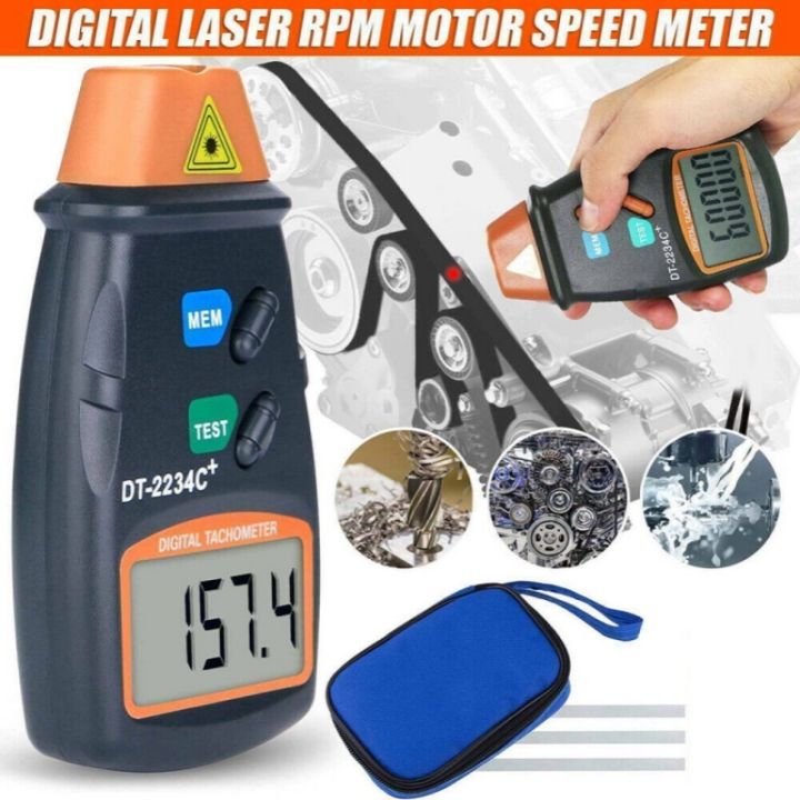 Chainsaw Tachometer Digital Tachometer Handheld Contact/Non-Contact ...