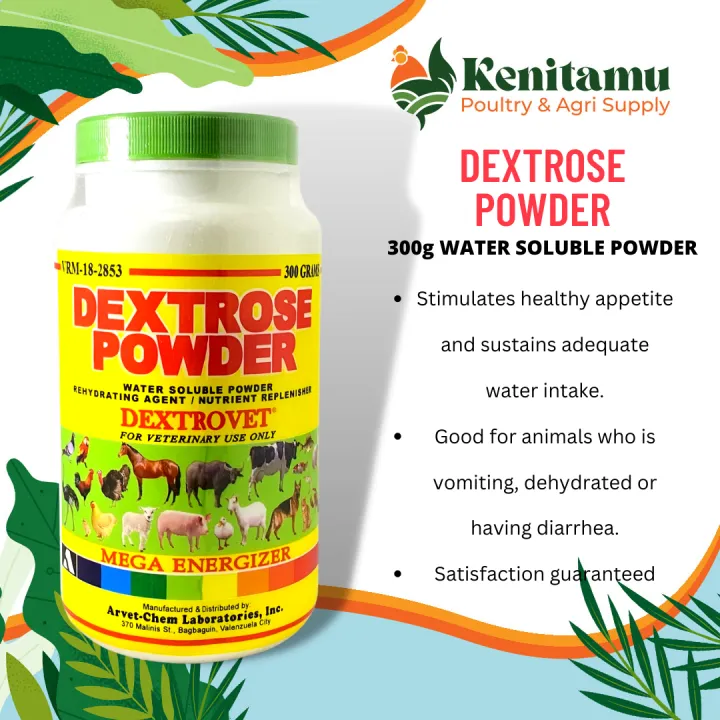 DEXTROSE POWDER: DEXTROVET 300g WATER SOLUBLE POWDER | Lazada PH