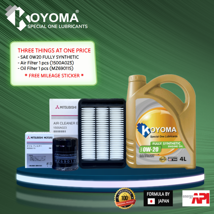 MITSUBISHI LANCER GT, PROTON INSPIRA OIL FILTER + AIR FILTER + KOYOMA ...