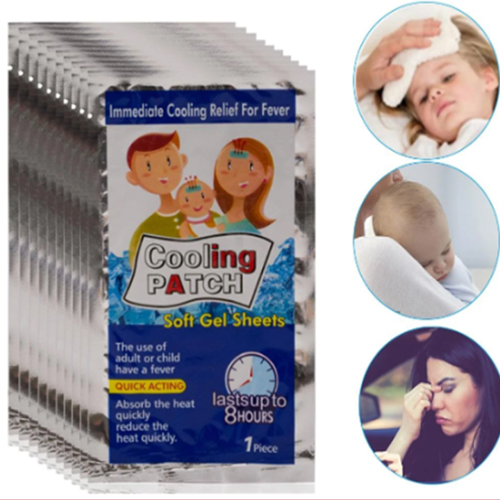 Cooling Patch Fever Cooling Patch Antipyretic Paste Physical Cooling ...