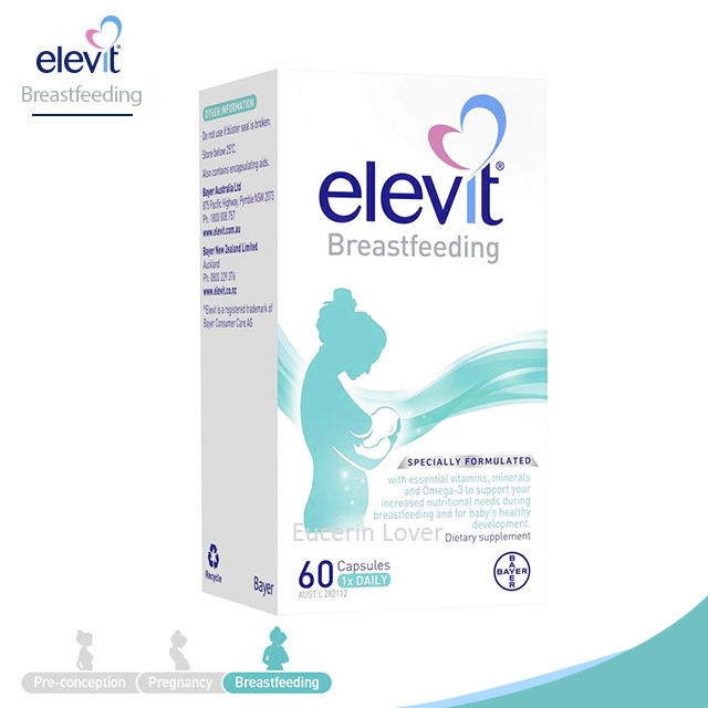 Elevit Breastfeeding Multivitamin 60 Capsules วิตามินเพิ่มน้ำนม ...
