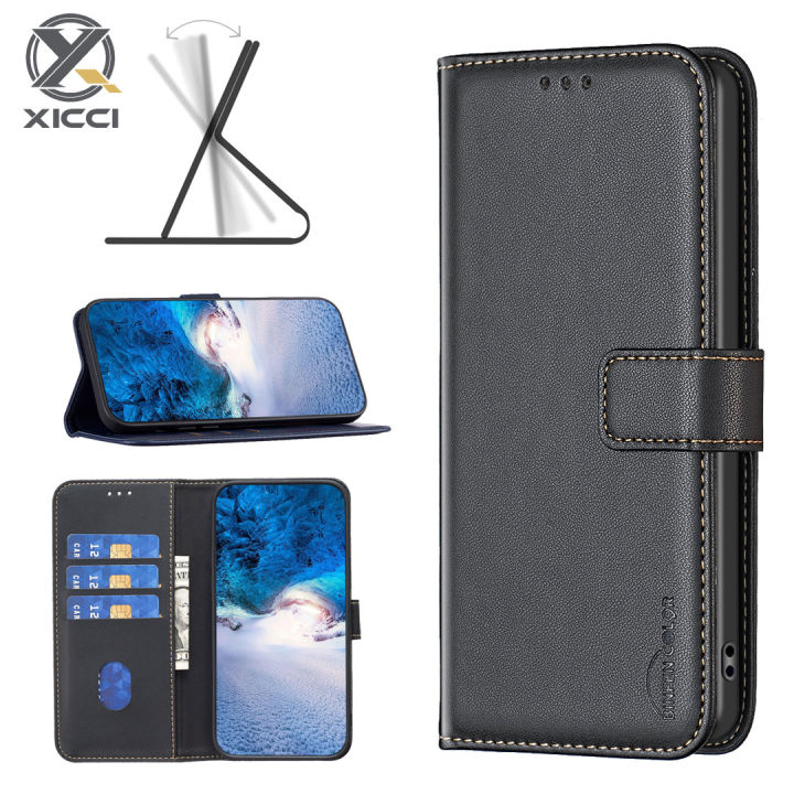 XICCI Leather Protect Cover for Xiaomi POCO X5 X5 Pro C55 F3 M3 M3 Pro ...
