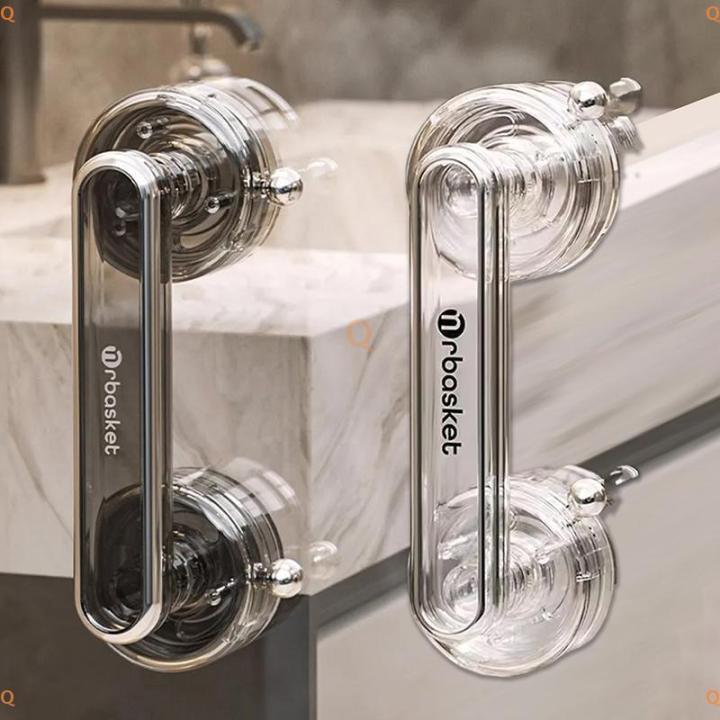 QR New Waterproof Suction Cup Door Handle Anti-slip Reusable Sliding ...