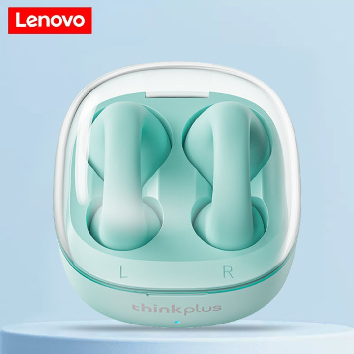 ชุดหูฟังบลูทูธ Lenovo LP13 Bluetooth 5.3 ที่หนีบหูไร้สายที่แท้จริงอายุ ...