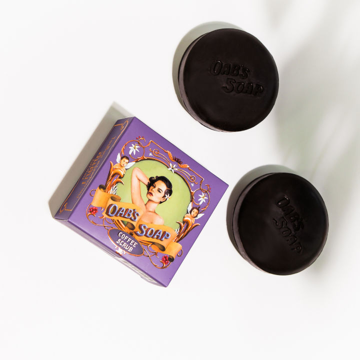 [1ชิ้น]OABS oab's coffee scrub saop 100g. สบู่สครับกาแฟ 100g | Lazada.co.th