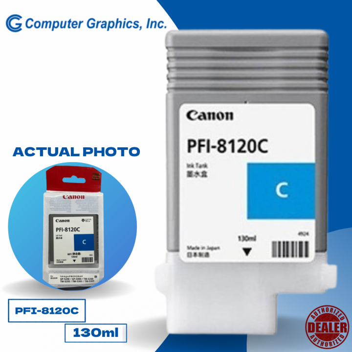 Canon TM5200 TM5300 TM5250 Cyan 130ml PFI8120 | Lazada PH