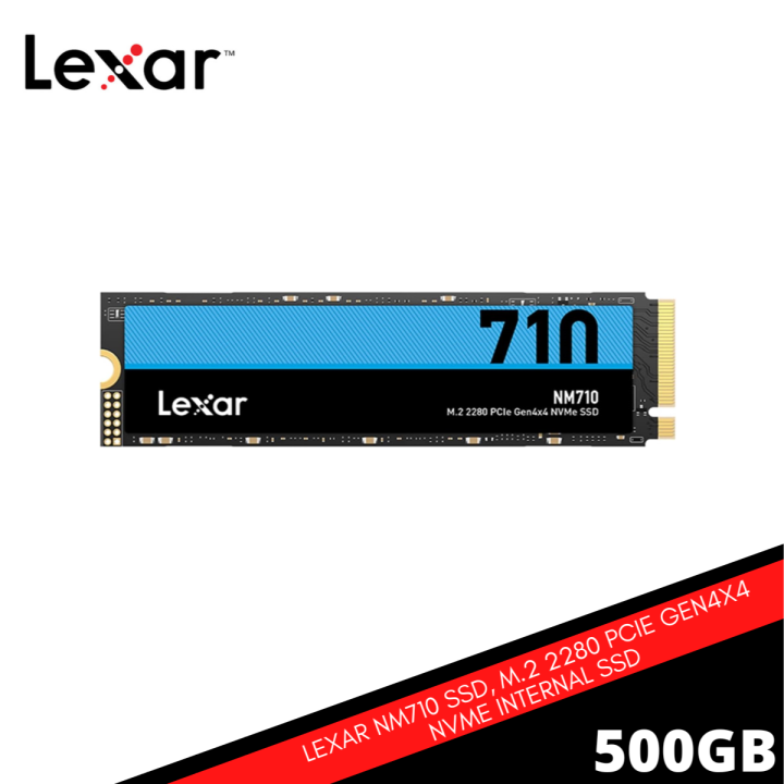 Lexar NM710 SSD, M.2 2280 PCIe Gen4x4 NVMe Internal SSD | Lazada PH