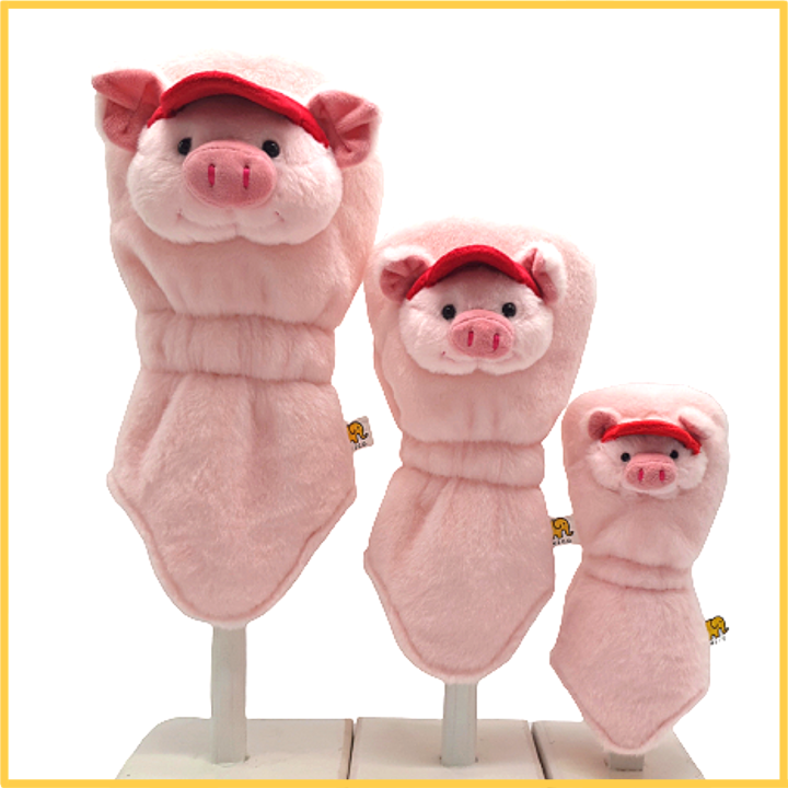 [WICO&Golf] Golf Club Cover Set Wild Animal Cute Pink Pig / Pink Pig ...