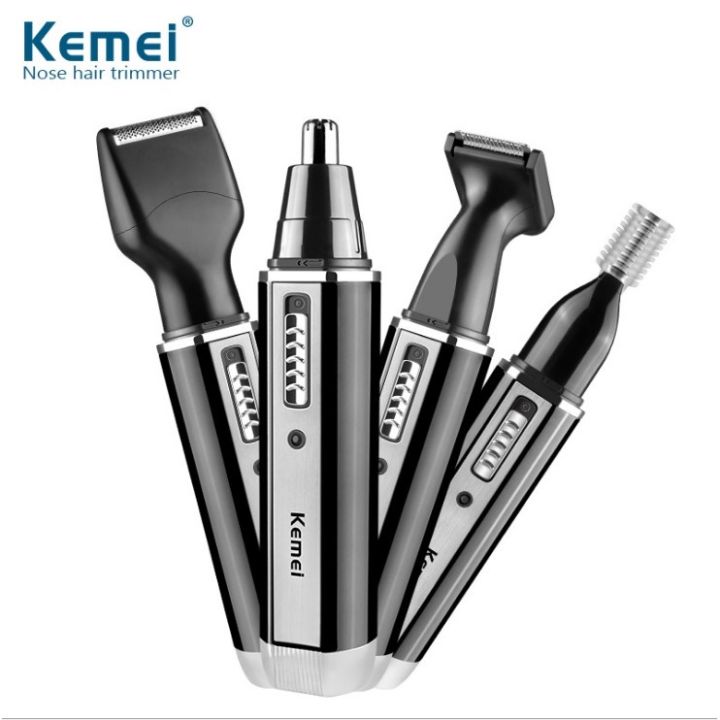 spot kemei 6630 4in1Nose Trimmer Hair Cut Pencukur Bulu Hidung Trim ...