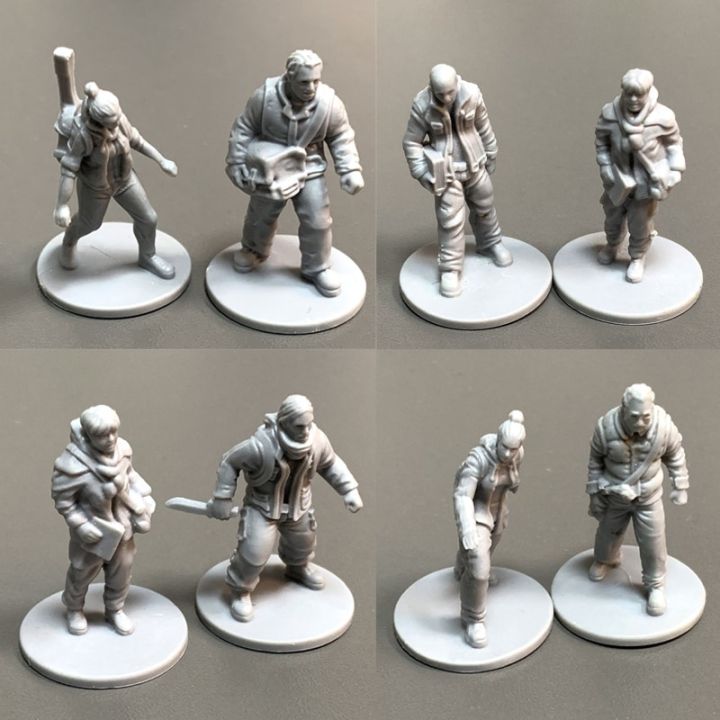 8Pcs/Lot Man Board Game Figure Reaper Miniatures Role Playing RPG Toy ...
