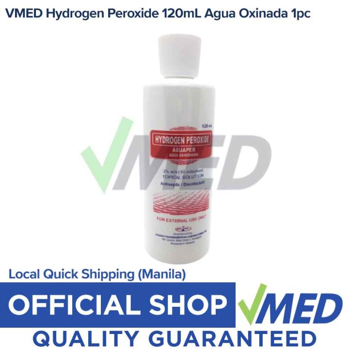 VMED Hydrogen Peroxide 120mL Agua Oxinada 1pc | Lazada PH